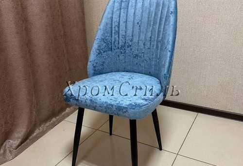 Мягкие кухонные стулья "Арива" голубые
