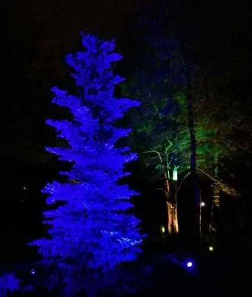 Светильник садовый, фасадный, уличный RGB LED 10 W