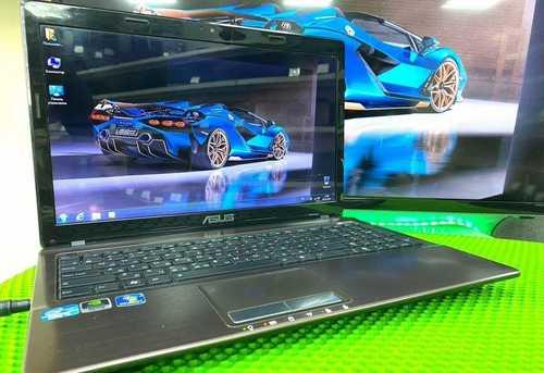 Ноутбук Asus для игр и учебы Core i5/GeForce 610M