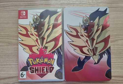 Игра Pokemon Shield+Steelbook для Nintendo Switch