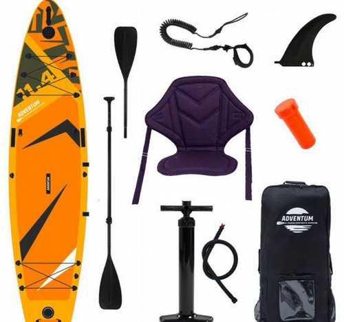 Доска SUP надувная adventum 11'4"x32"x15cm Orange