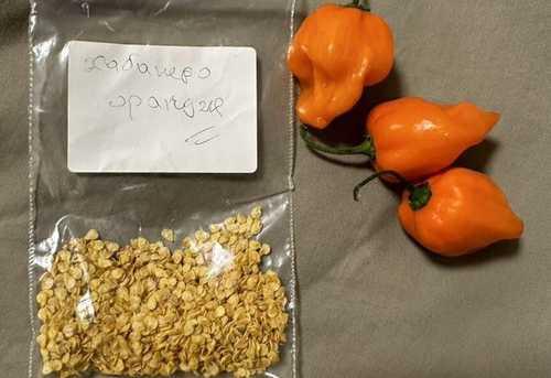 Семена жгучего перца хабанеро оранжевый