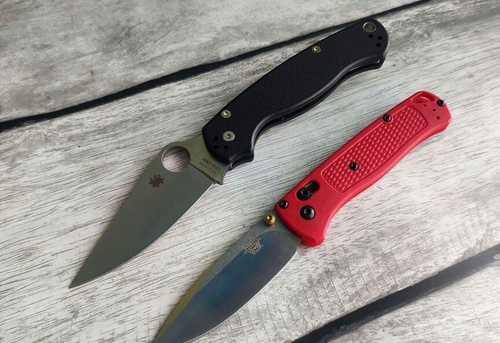 Комплект ножей Spyderco Para 2 и Benchmade