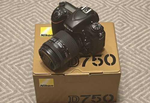 Зеркальный фотоаппарат Nikon D750 (25т.к)