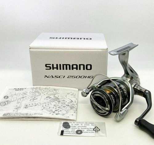 Катушка shimano 21 nasci 2500HG