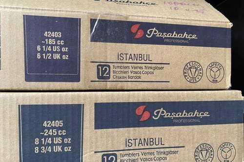Стаканы Pasabahce 185 и 245 мл прямые для свечей