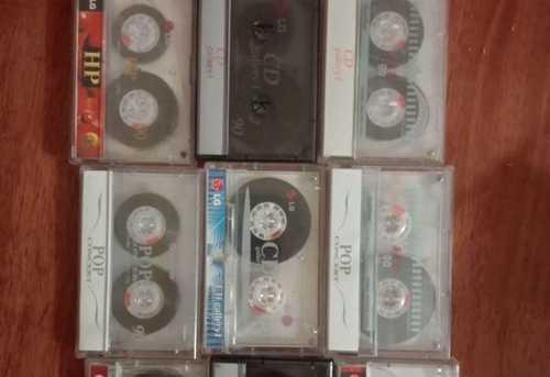 Аудиокассеты разные лотами