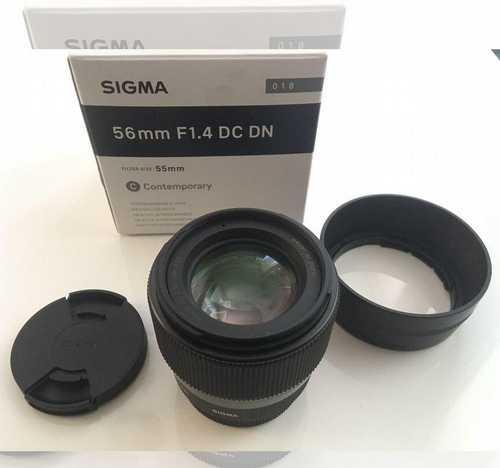 Sigma 56mm f1.4 fujifilm объектив