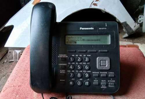 Телефон VoIP panasonic KX-UT113RU-B