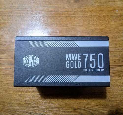 Cooler master mwe gold 750 модульный