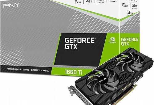 Видеокарта PNY GTX 1660 TI 6gb (Dual)