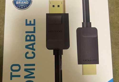 Display port (DP) - hdmi кабель Vention