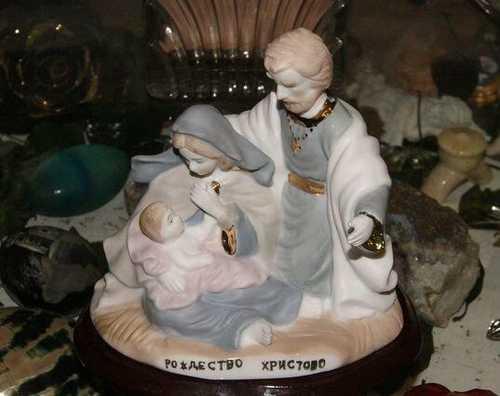 Статуэтка рождество христово бисквитный фарфор