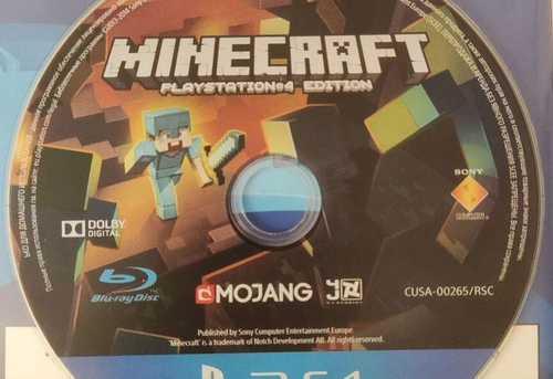 Minecraft ps4 диск