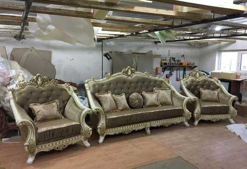 Мягкая мебель диван и кресла