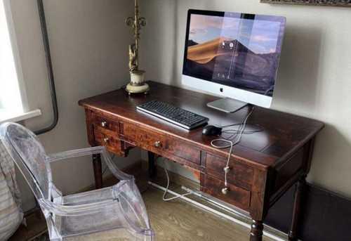 Компьютерный стол из массива ольхи