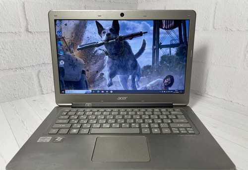 Быстрый ноутбук Acer i5/4gb/SSD/13.3''