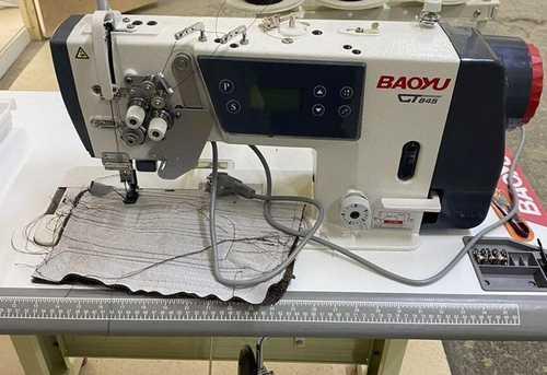 Двухигольная швейная машина baoyu 845