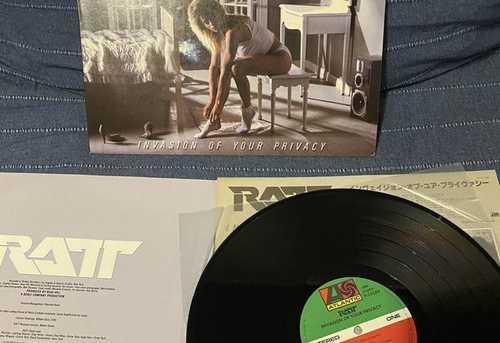 Ratt- "Invasion Of Your Privaсy",1985, vinyl Japan