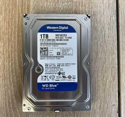 WD Blue 1 тб