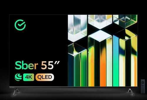 Новый смарт 4К телевизор Sber 55