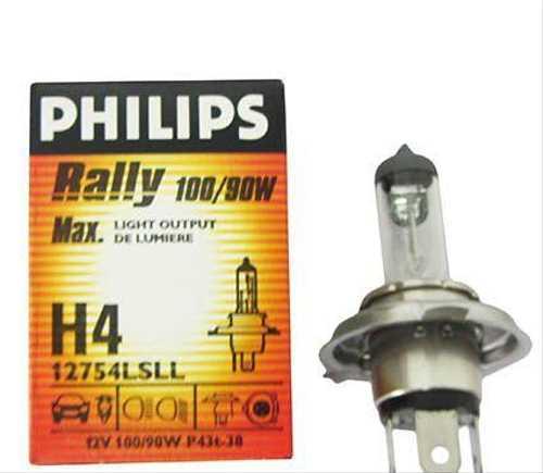 Автолампа philips H4 12V 100/90W Ralli (12754С1)