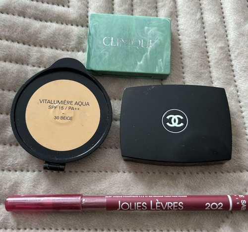 Косметика Dior, Chanel, Clinique