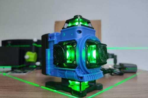 New (Лазерный уровень) Mini Size 4D Green