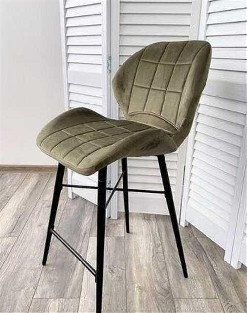 Полубарный стул Marcel (пепельно-зеленый)