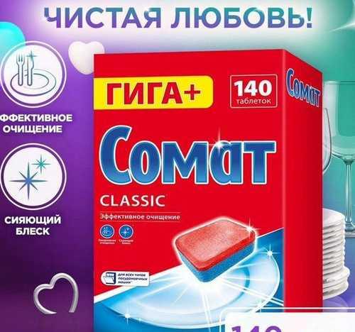 Таблетки для посудомоечных машин somat, maunfeld