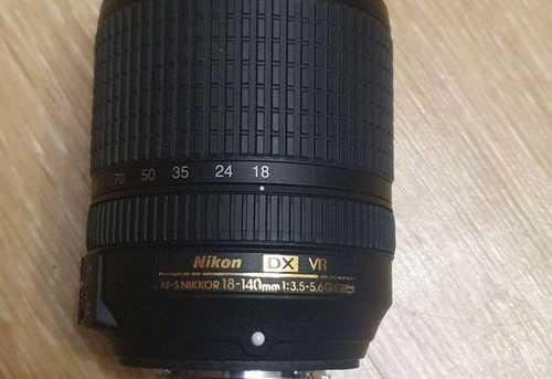 Объектив Nikon af-s 18-140mm f/3.5-5.6 DX VR