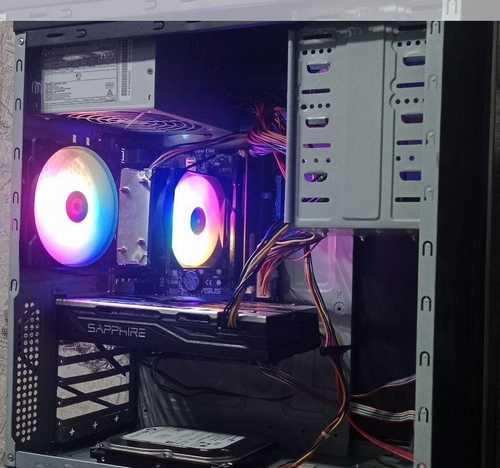 Игровой пк i5-3570/ Rx 480 4g/ ddr3 16g/ ssd 120