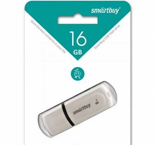 Флэшка USB 16Gb SmartBuy Paean White