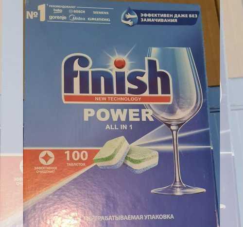 Таблетки finish 100шт power all in 1. Польша