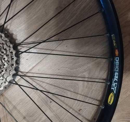 Колесо Mavic 729 26, Shimano Xt, ротор, кассета