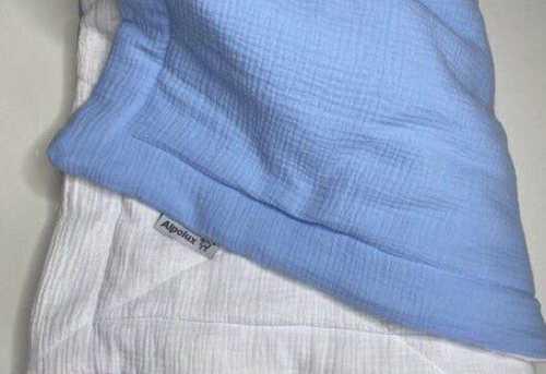 Муслиновое одеяло детское с утеплителем