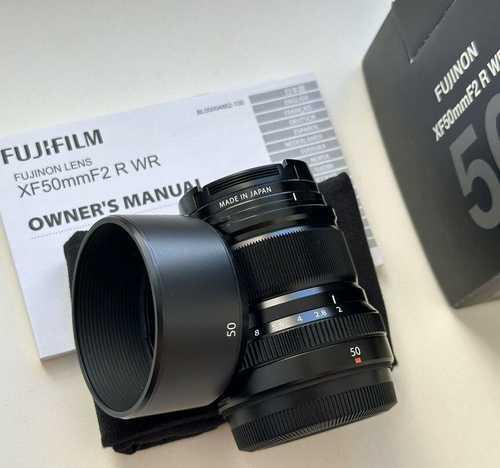 Fujifilm Fujinon XF 50mm F2 R WR