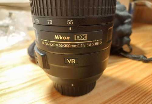 Объектив для фотоаппарата Nikkor 55-300mm AF-S