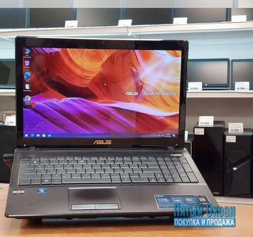 Ноутбук Asus 15, AMD E 450, RAM 4Gb, HD 7450M 1Gb