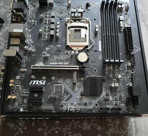 Материнская плата msi b365m pro-vdh