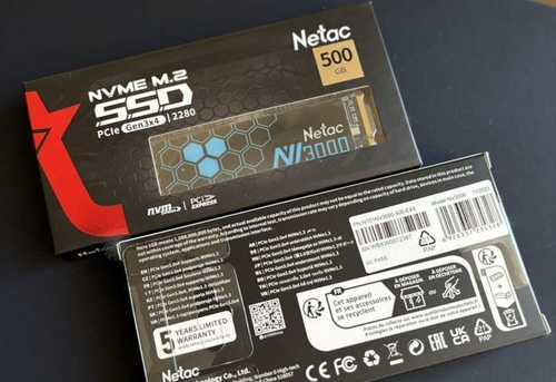 SSD Netac 500 Гб NV3000 M.2 2280 Nvme
