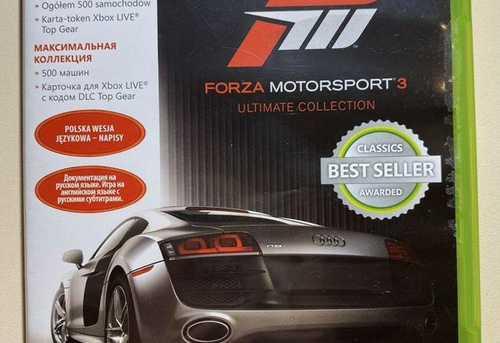 Xbox 360 диск с игрой Forza Motorsport 3 (б/у)