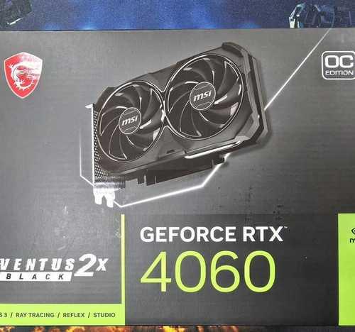 Geforce RTX4060 8Gb MSI Ventus 2X Black OC (новая)