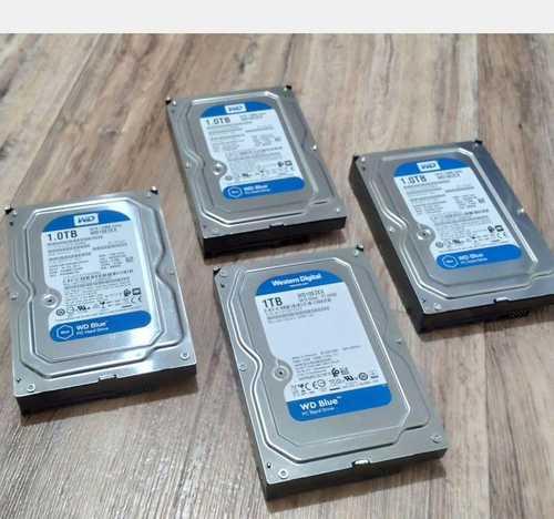 Жесткие диски (HDD): 3,5" на 1 тб (4 шт.)