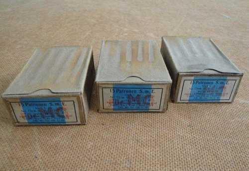 3 пустых коробки для патронов для k-98