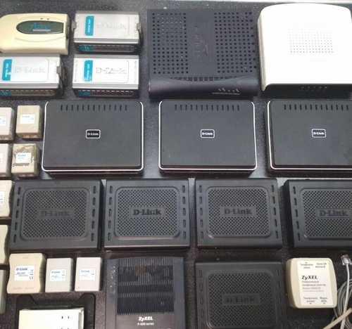 Лот Adsl оборудования 27 шт
