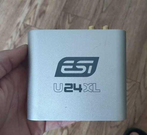 Внешняя звуковая карта esi u24 xl