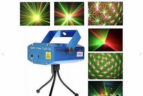 Лазерный проектор Mini Laser stage Lighting
