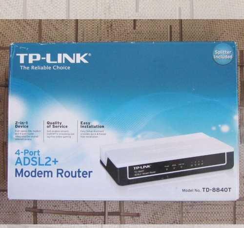 Modem Router adsl2+ TP-link TD-8840T