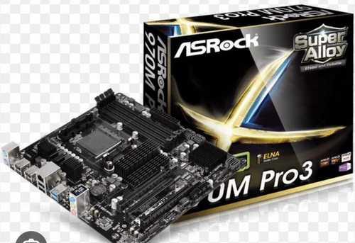 Комплект FX 8320e, Asrock 970m, 16 гб озу, кулер